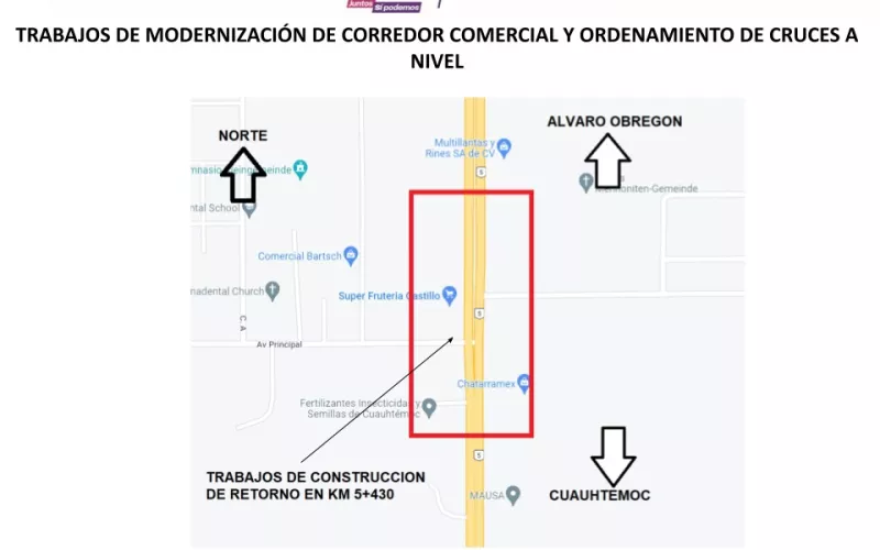 Inició Gobierno del Estado obras de modernización del Corredor Comercial de Cuauhtémoc | Portal ...